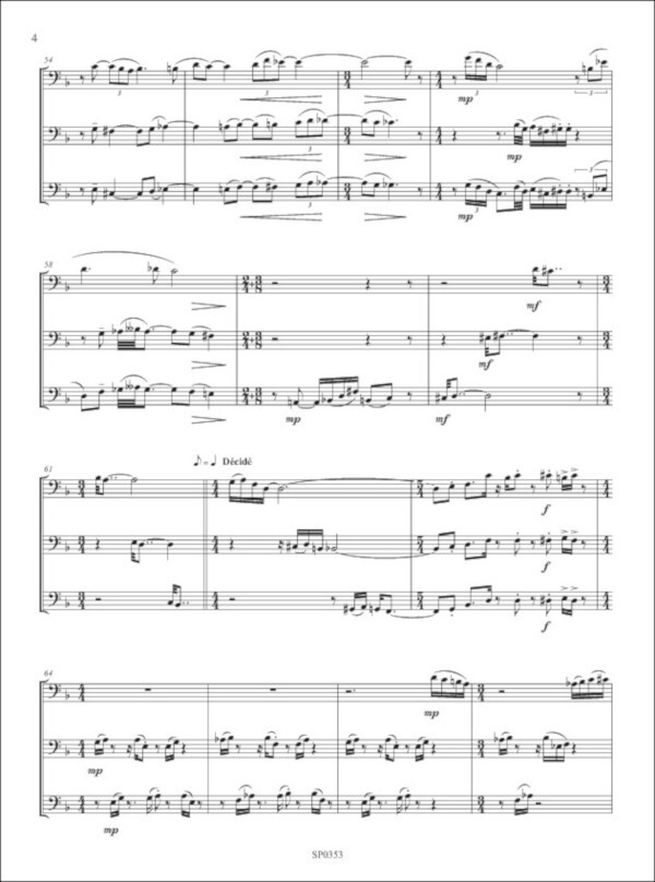 Lys. Marc - Triplex 3 Posaunen (3 trombones) | Blechbläsersortiment Köbl